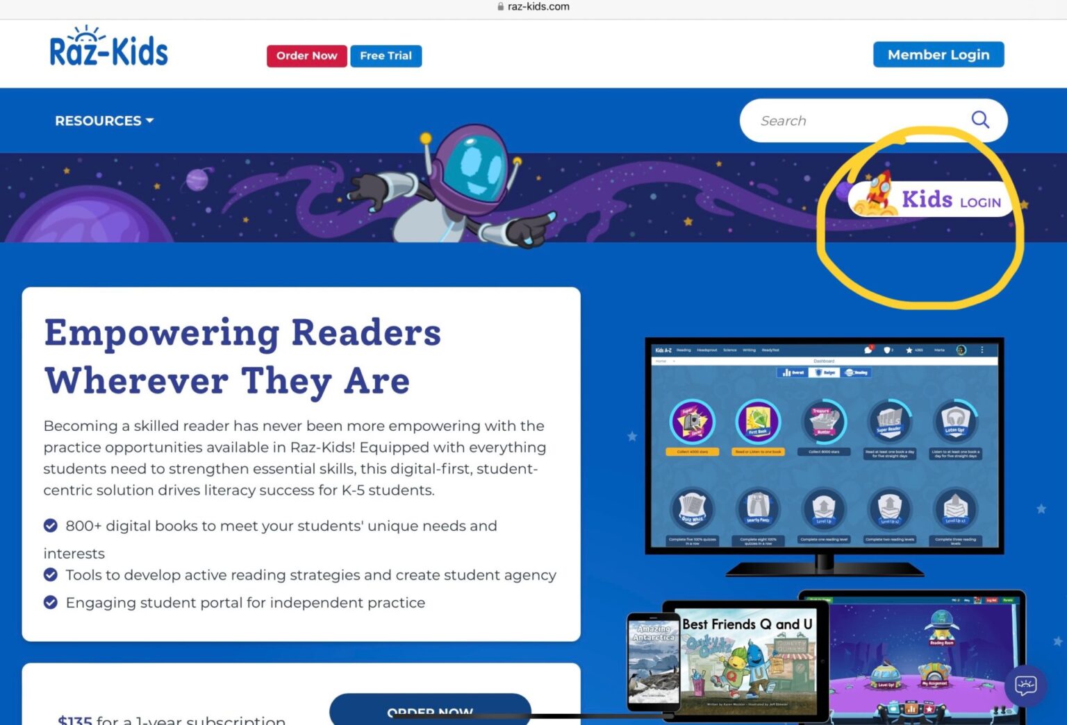 Raz-kids(ラズキッズ）ログイン方法 | UL English School